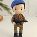 Soldier Crochet Pattern, Amigurumi Soldier, Soldier in Uniform Crochet ...
