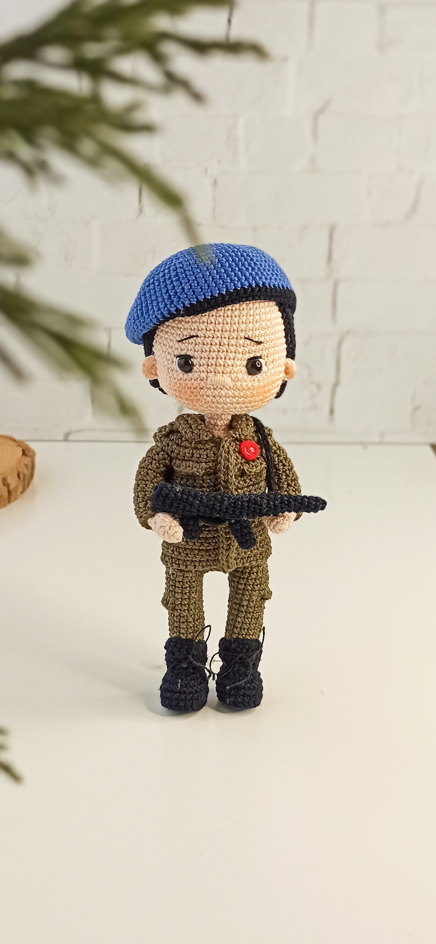 Soldier Crochet Pattern, Amigurumi Soldier, Soldier in Uniform Crochet ...