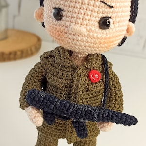 Soldier Crochet Pattern, Amigurumi Soldier, Soldier in Uniform Crochet ...