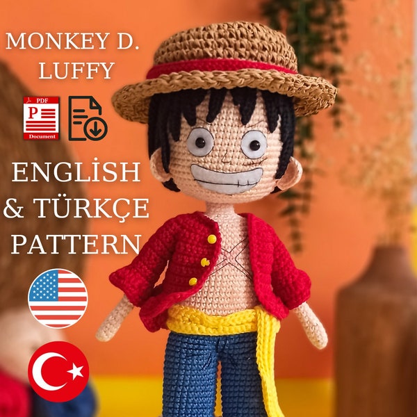 Monkey D Luffy Pattern - Etsy