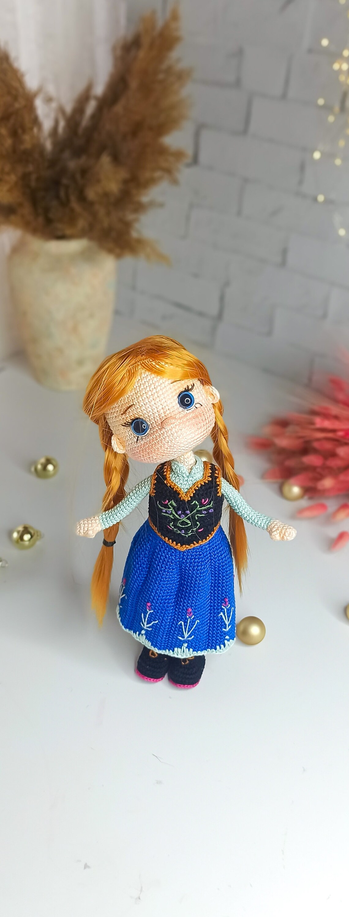 Princess Anna Doll, Anna Doll, Frozen Anna, Doll - Etsy