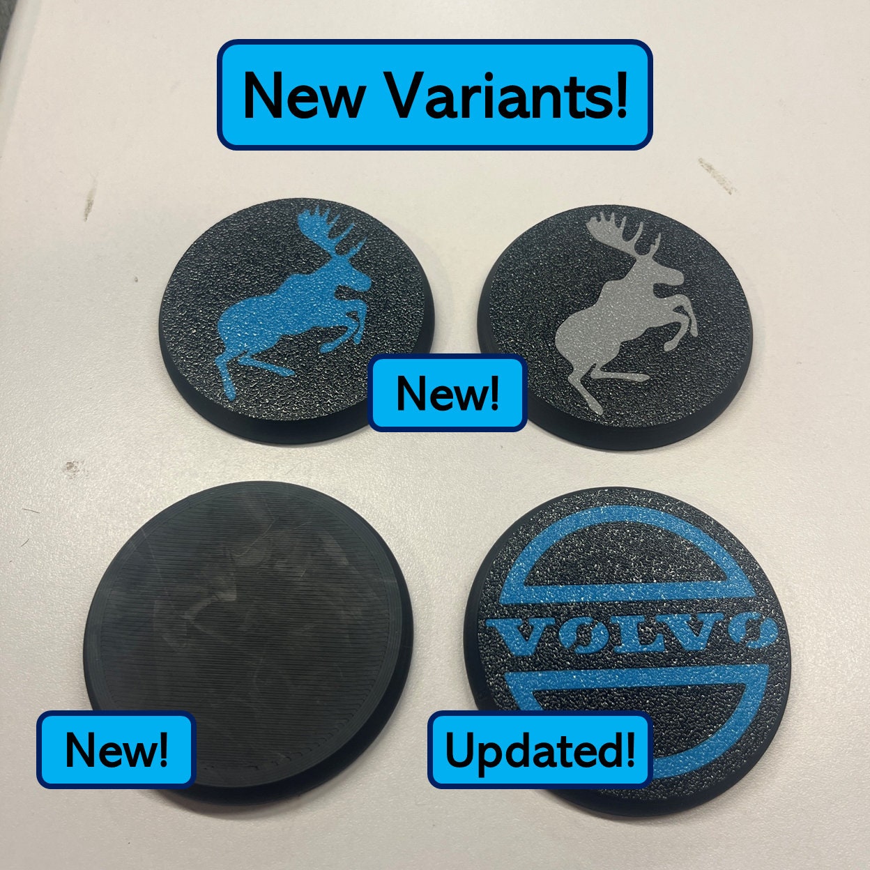 Volvo Floating Wheel Center Cap Set P80 & P2 Series - Etsy