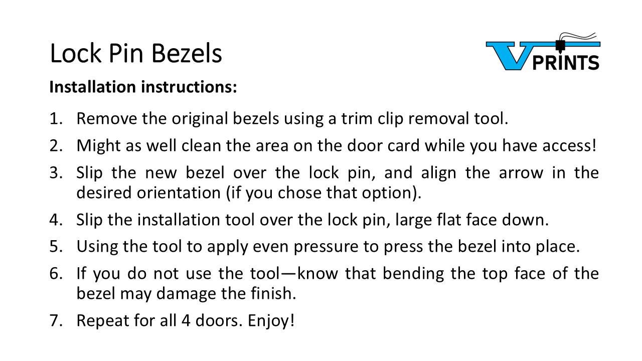 Volvo Lock Pin Bezel Set (P80, P2 Series) - Etsy