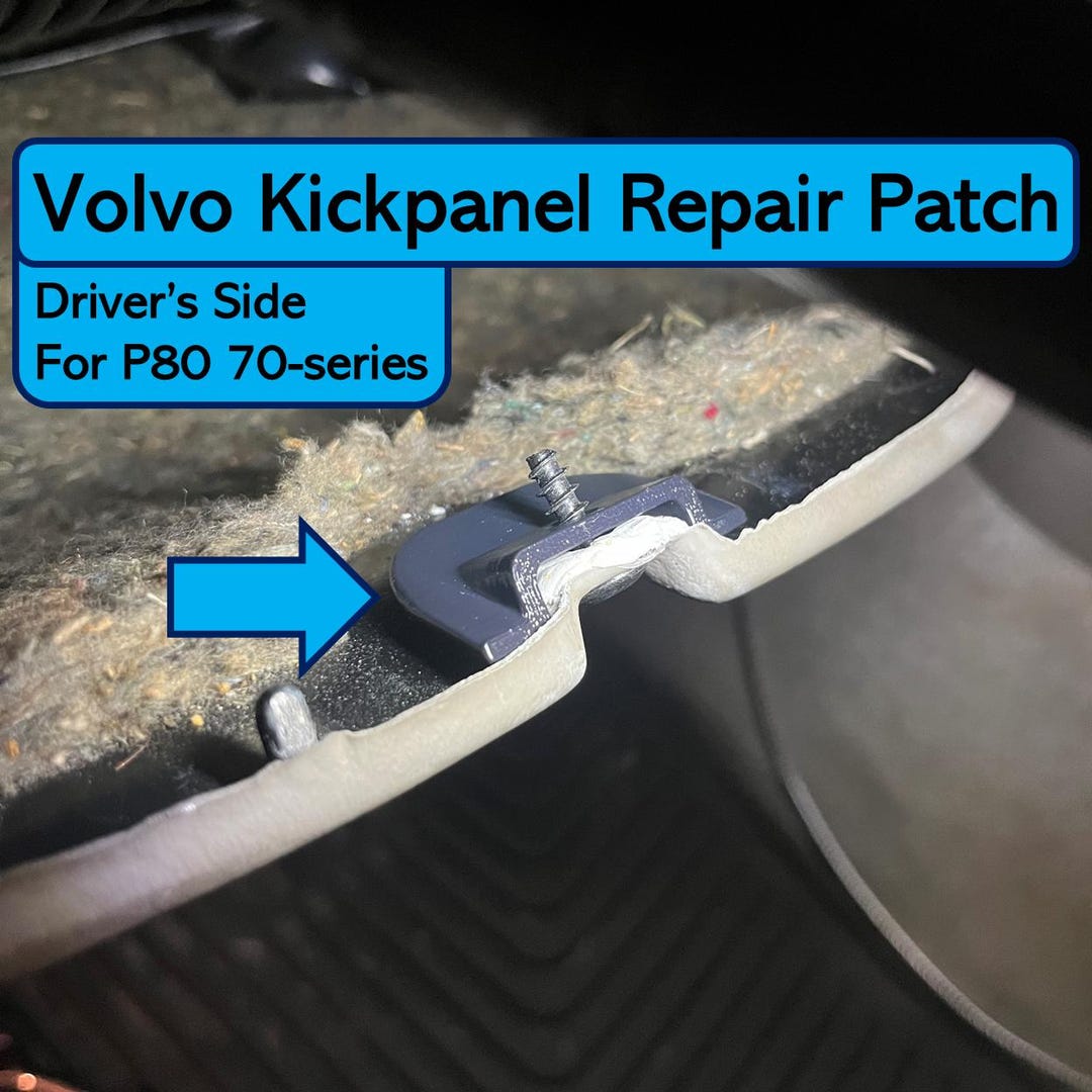 Volvo Driver's Kickpanel Repair Patch (S70/V70/C70 Series) - Etsy