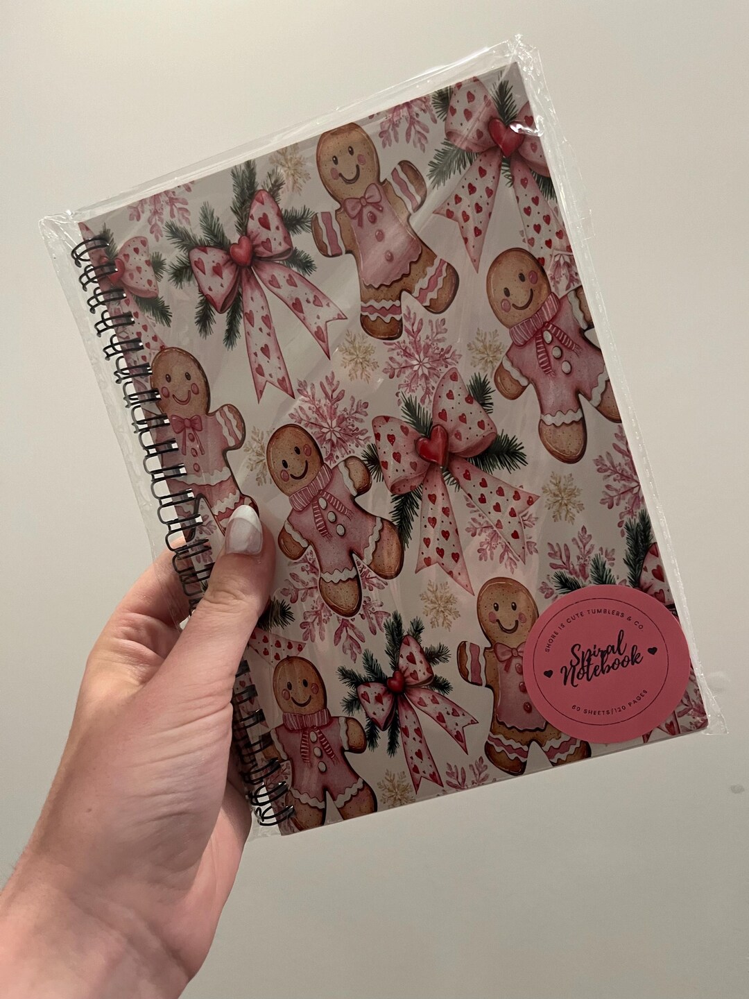 Coquette Gingerbread Notebook - Etsy