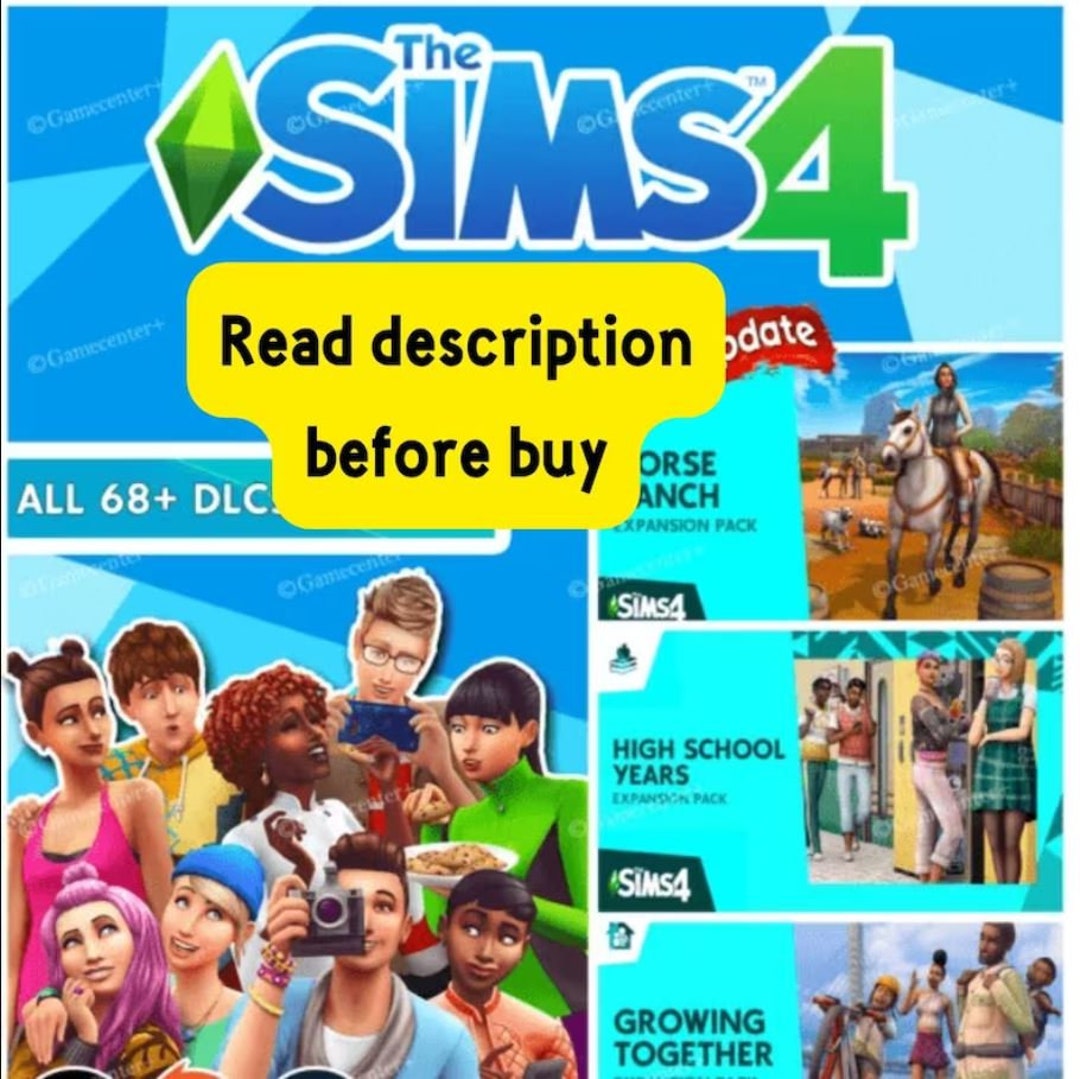 The Sims 4 Complete Collection All DLC Expansions 68 PC - Etsy Australia