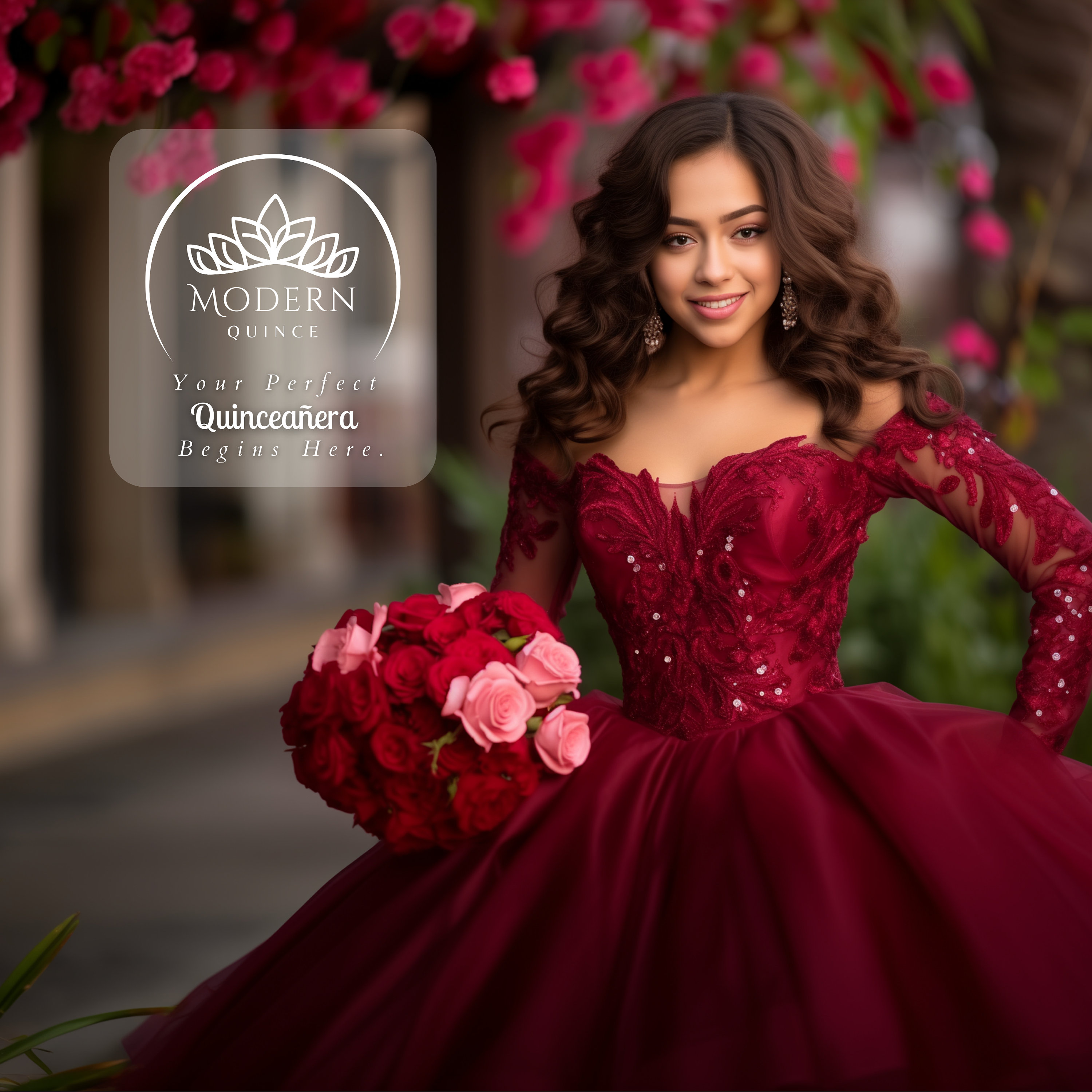 Editable Quinceañera Video Invite - Canva Quinceanera, Quince ...