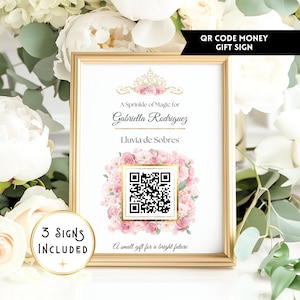 Pink Quinceañera Cash App Sign Template, Digital Download, Instant ...