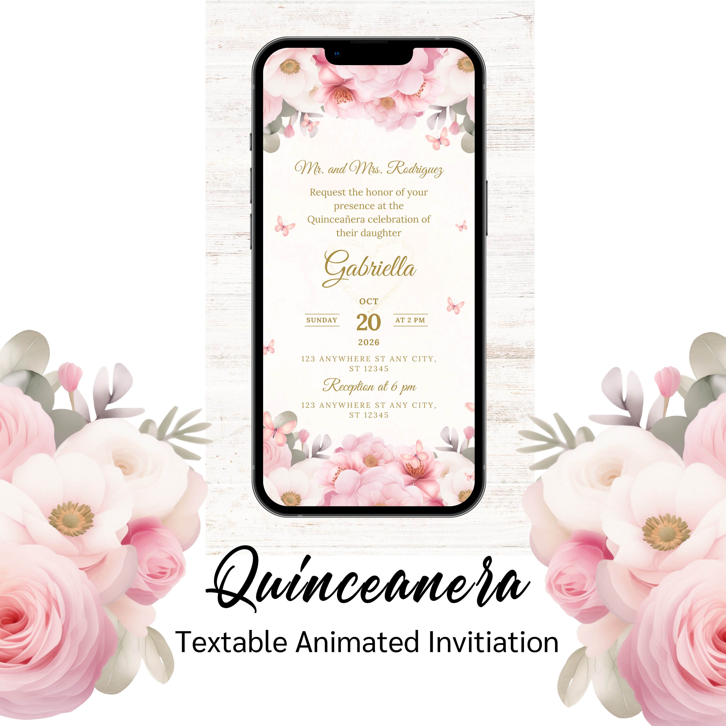 Ultimate Quinceañera Invitation Bundle All-in-one Editable Printable ...