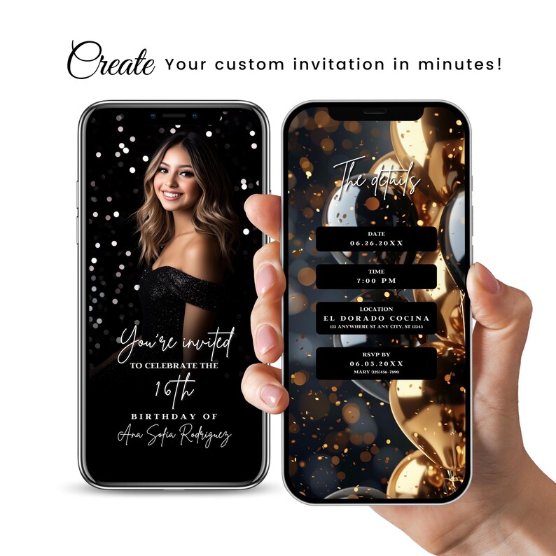 Birthday Video Invite Party Invitation, Personalized Video Evite ...