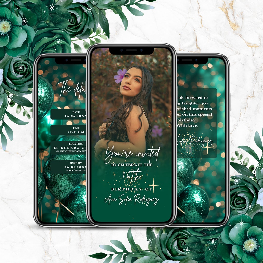 Birthday Video Invite - Party Invitation, Personalized Video Evite ...