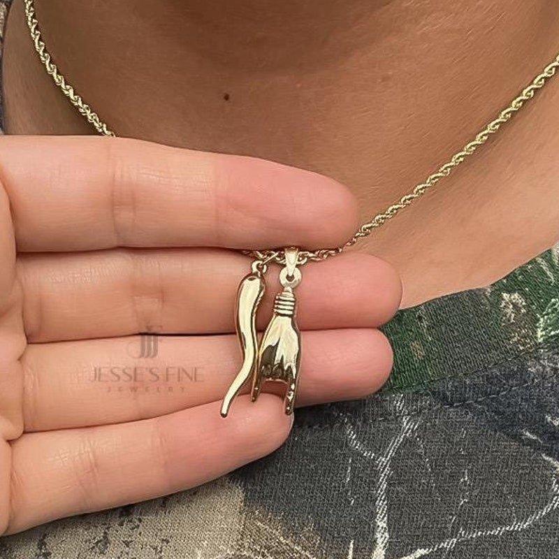 Italian Hand Charm - Etsy