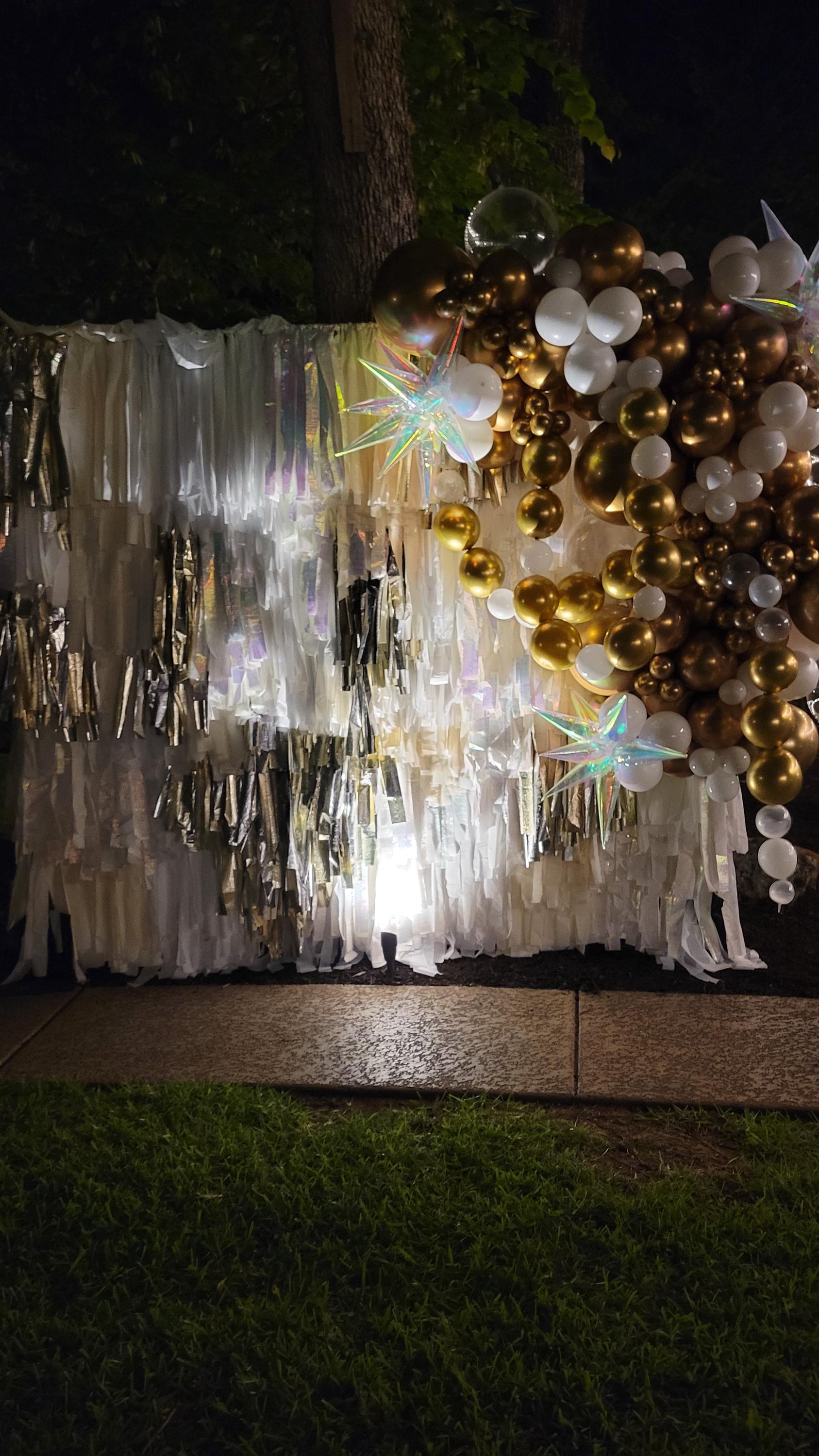 Streamer Wall, Custom Color Fringe Backdrop, Customized Photo Backdrop ...