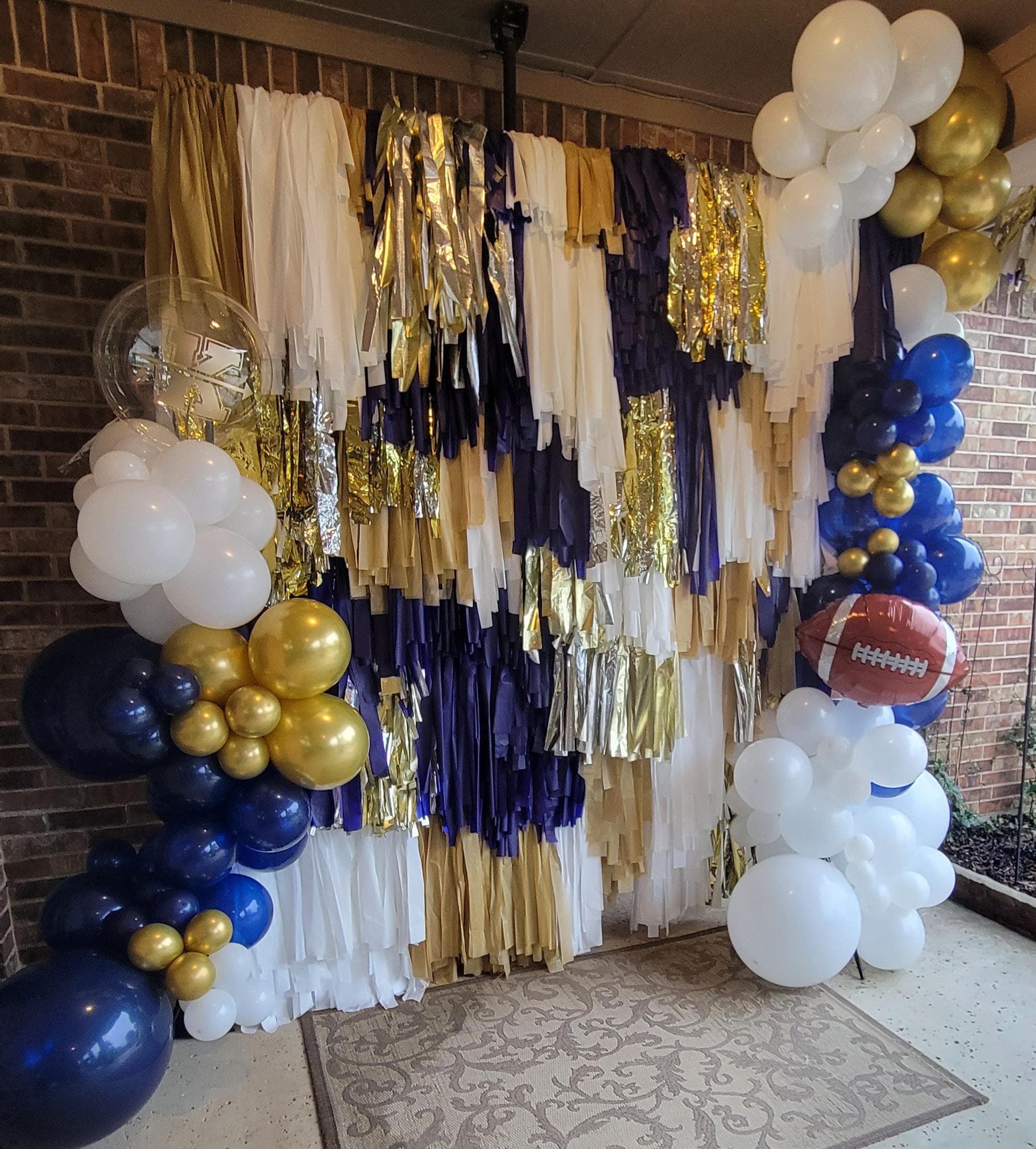 Streamer Wall, Custom Color Fringe Backdrop, Customized Photo Backdrop ...