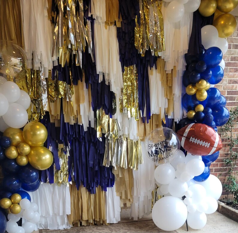 Streamer Wall, Custom Color Fringe Backdrop, Customized Photo Backdrop ...