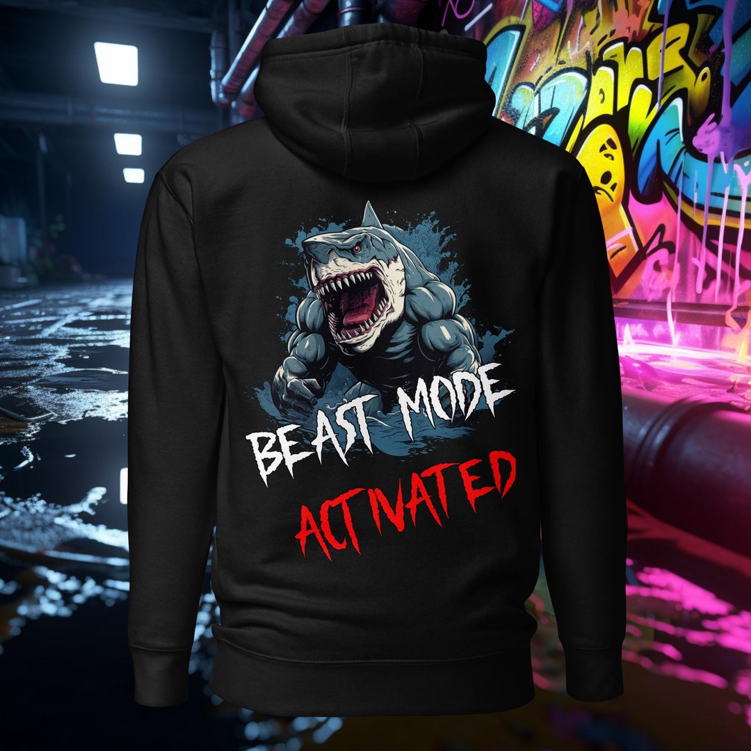 Beast Mode, Gym Hoodie, beast Mode Activated Gym Gifts, Fitness Sweater ...
