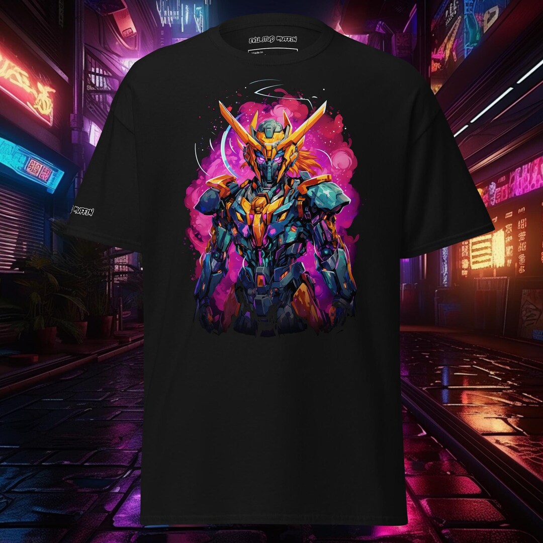 Anime Shirt mech Battletech t-shirt Comic Book - Etsy