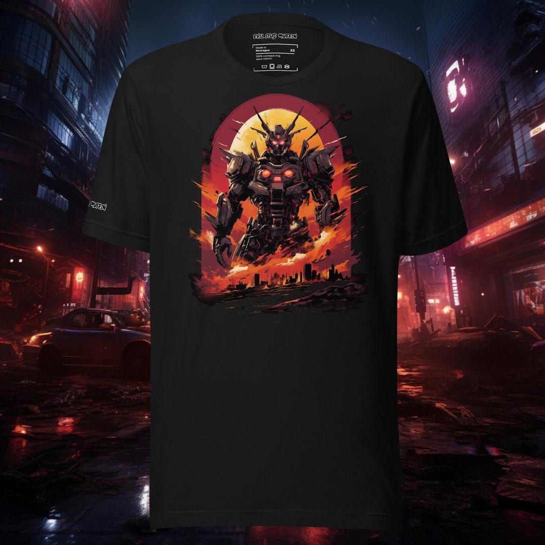 Anime Shirt mech Leader t-shirt Nerd Shirt - Etsy