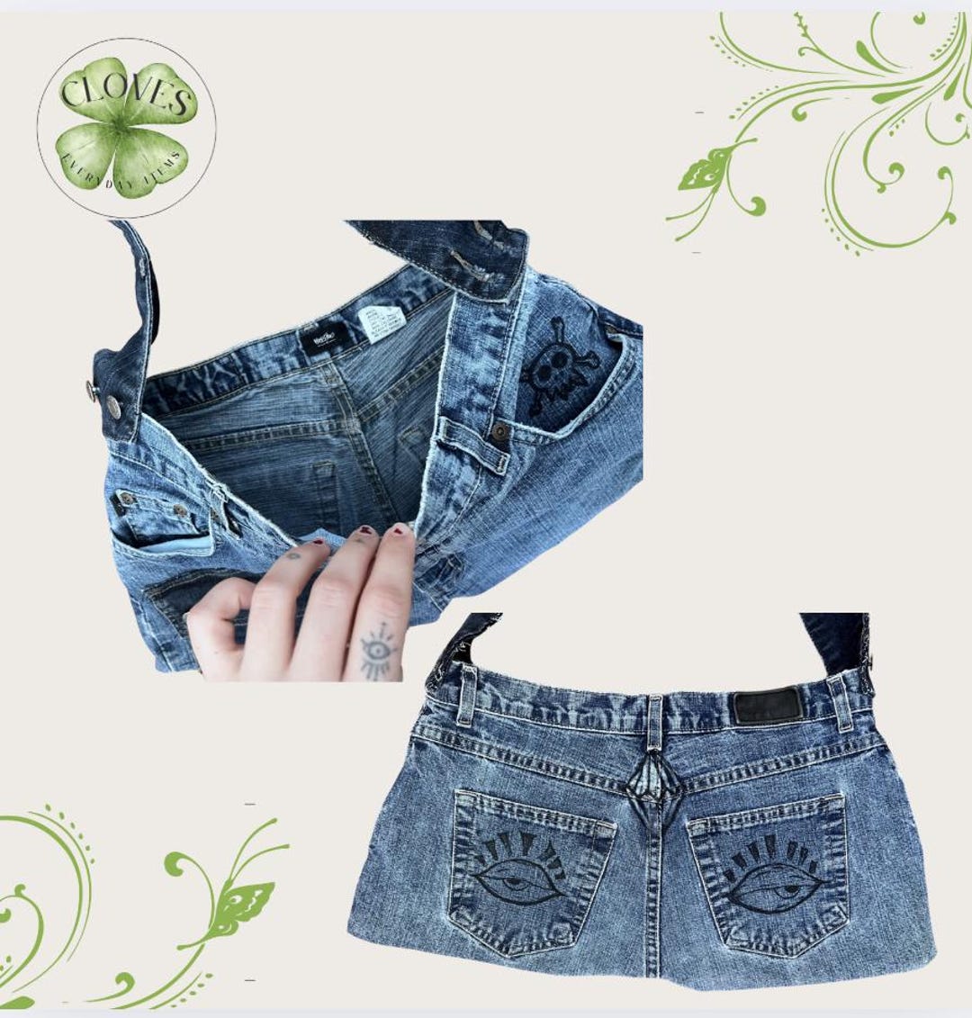 Eye Handmade Denim Shoulder Bag - Etsy