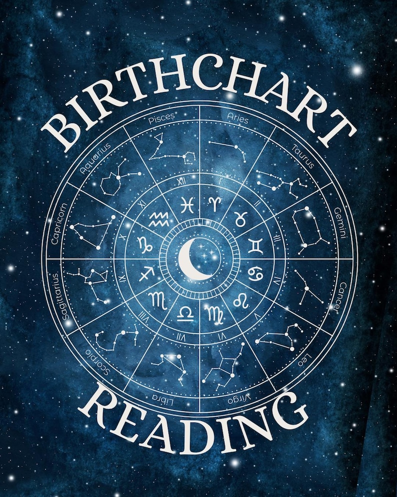 Birth Chart Reading - 24hours in Depth! - Etsy
