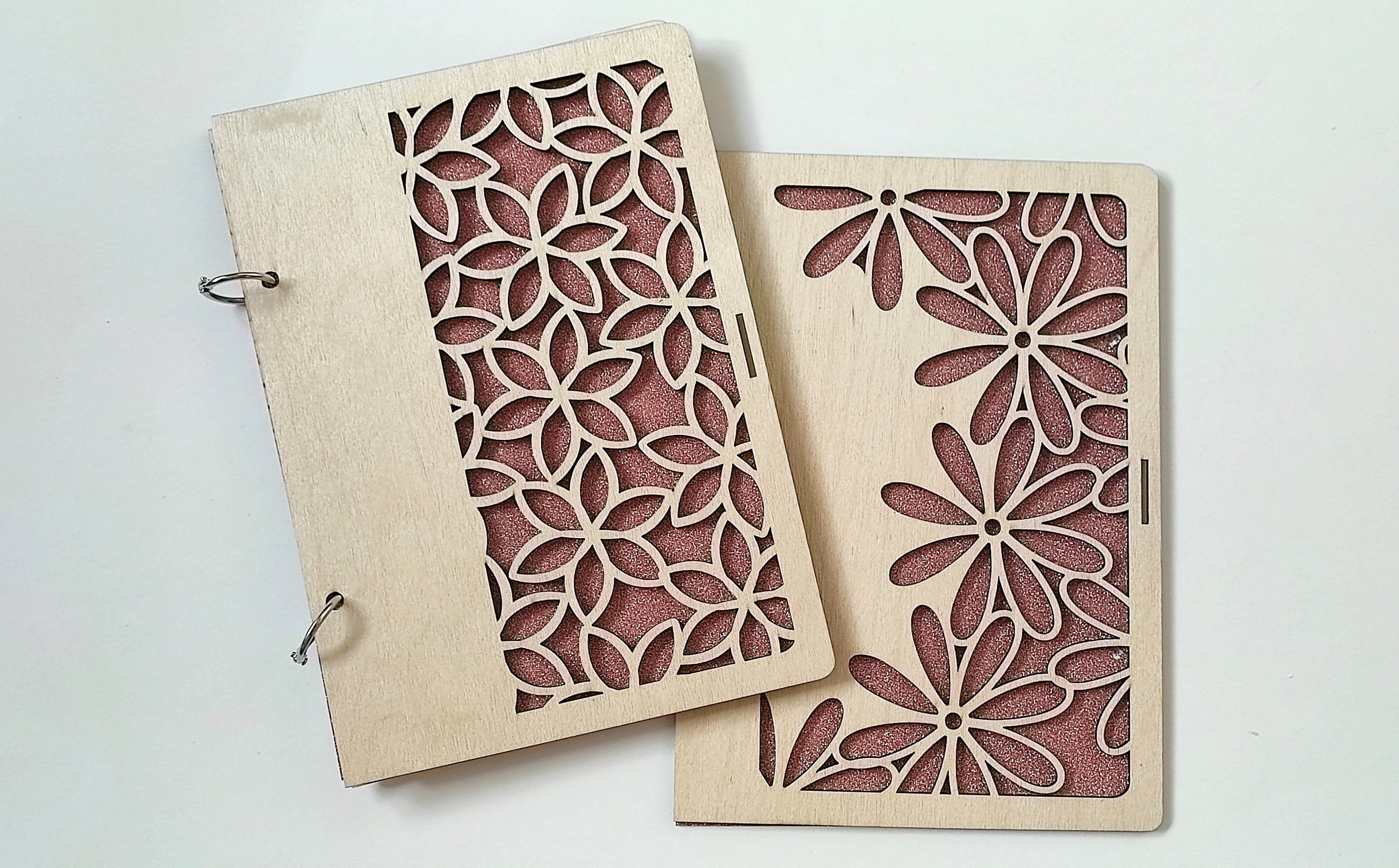 Notebook Cover, Box, Lasercut File, Vector, Laser Cut Vector, Glowforge ...