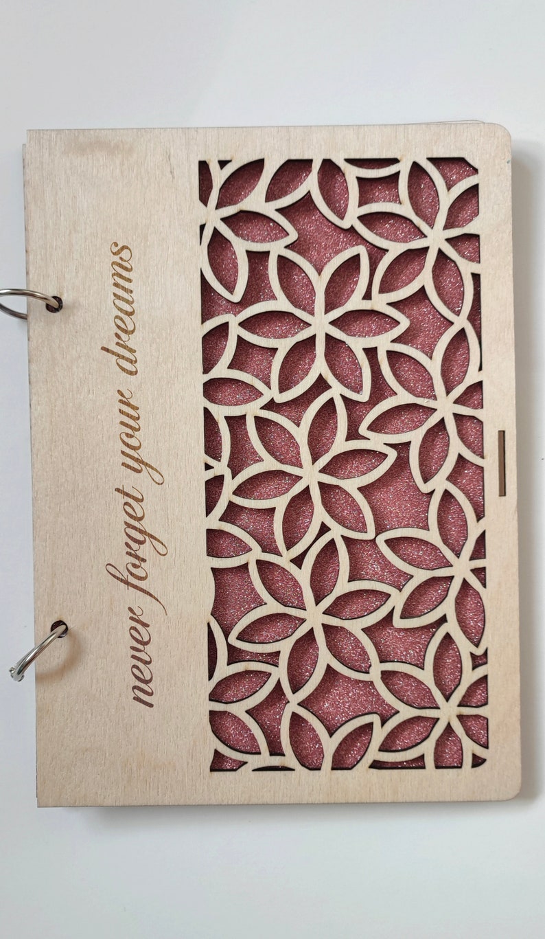 Notebook Cover, Box, Lasercut File, Vector, Laser Cut Vector, Glowforge ...