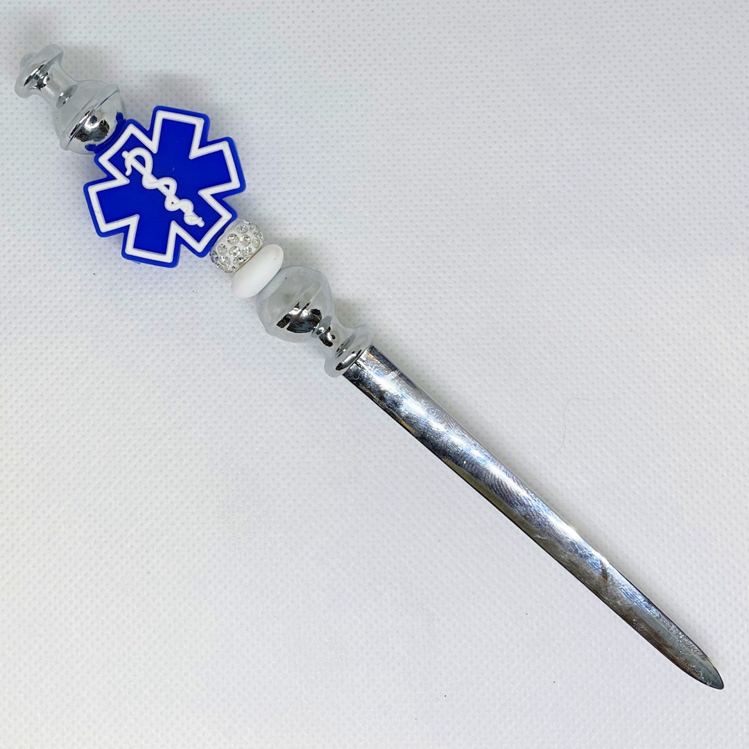 Emt/paramedic Letter Opener, Emergency Medical Technician, Handmade ...