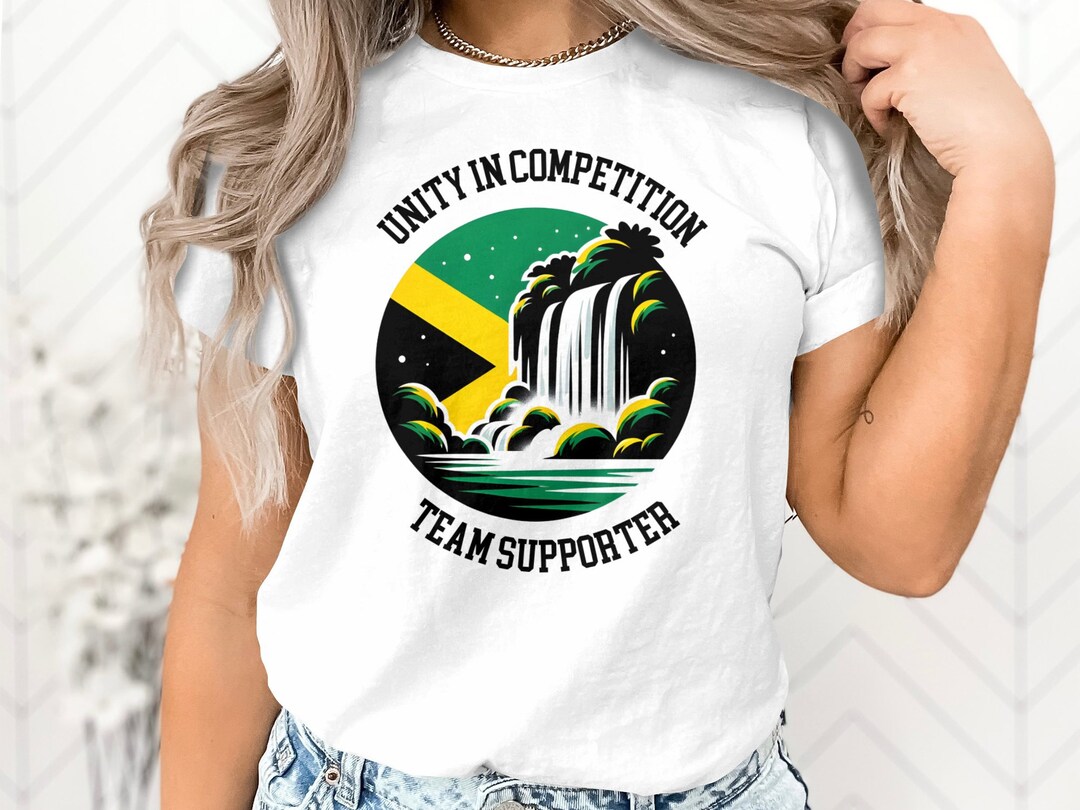 Unity in Competition Graphic Tee, Team Supporter Waterfall T-shirt ...