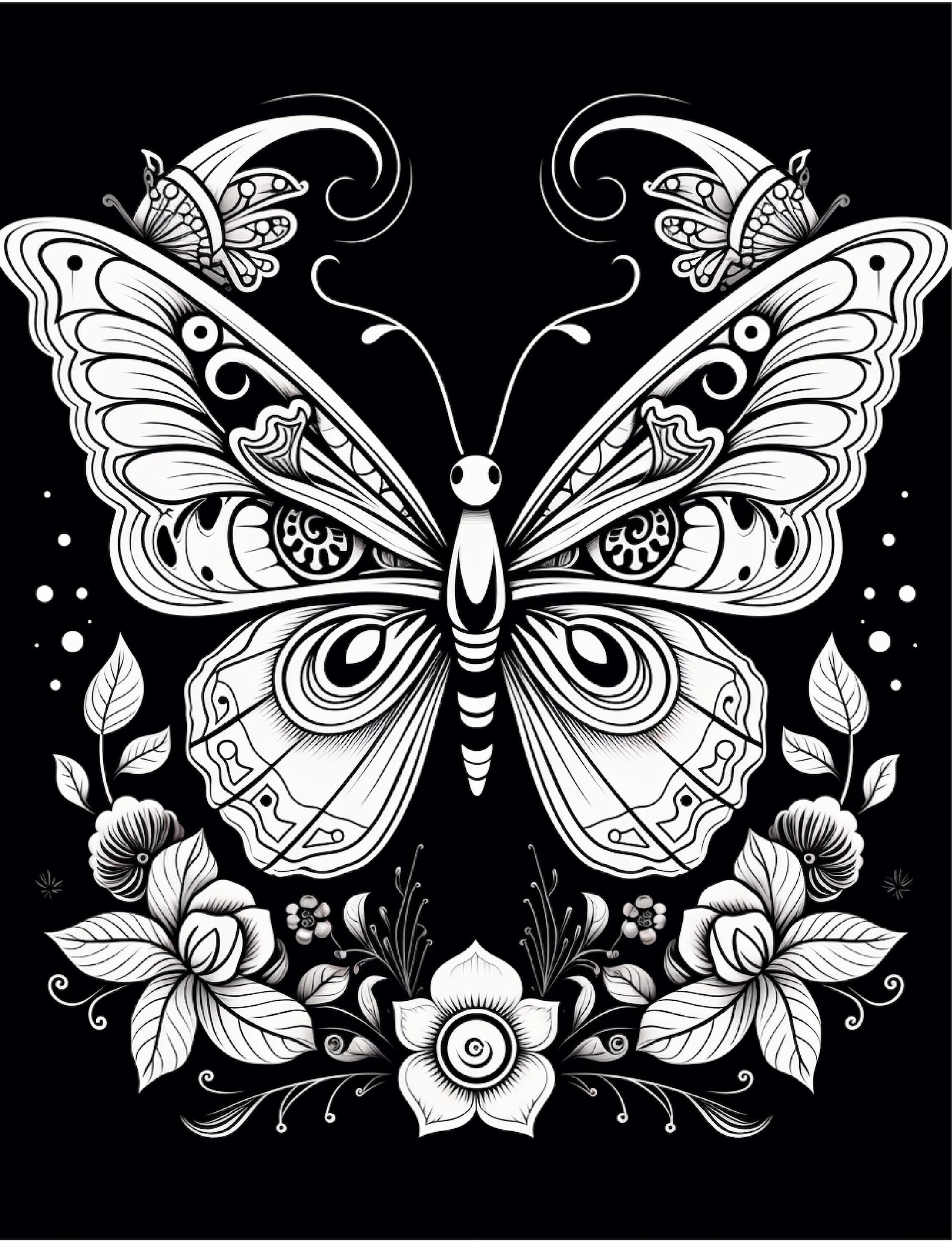 Bold and Beautiful Butterflies Coloring Book for All Ages Volume 1 - Etsy