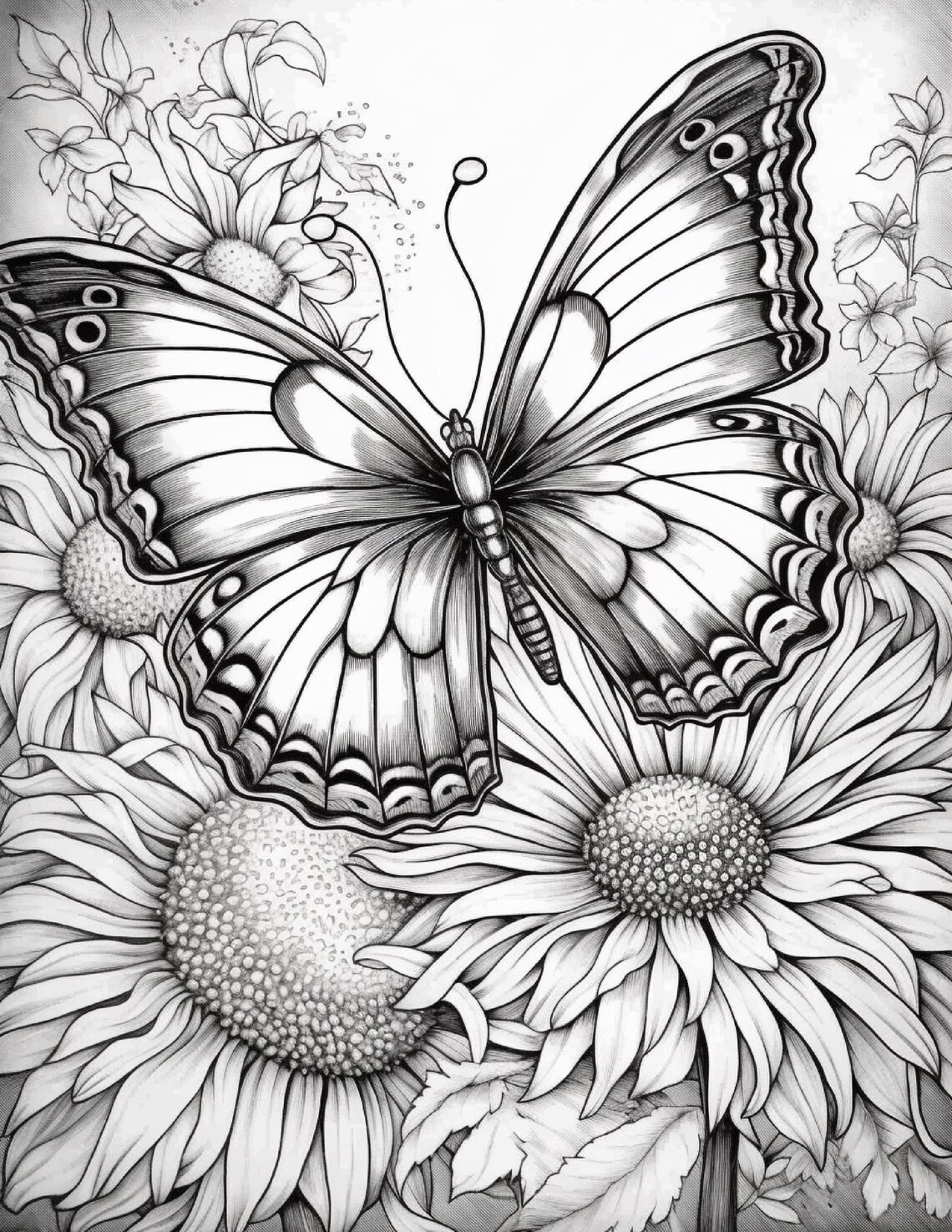 Bold and Beautiful Butterflies Coloring Book for All Ages Volume 1 - Etsy
