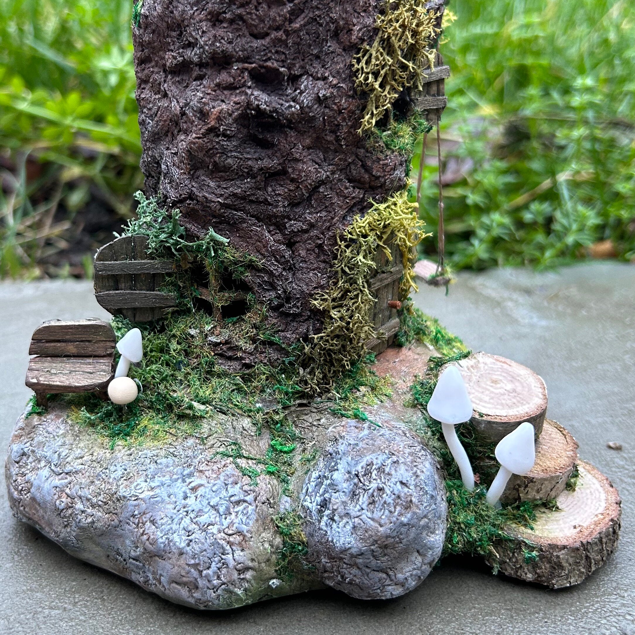 Miniature Fairy Tree Stump House - Etsy