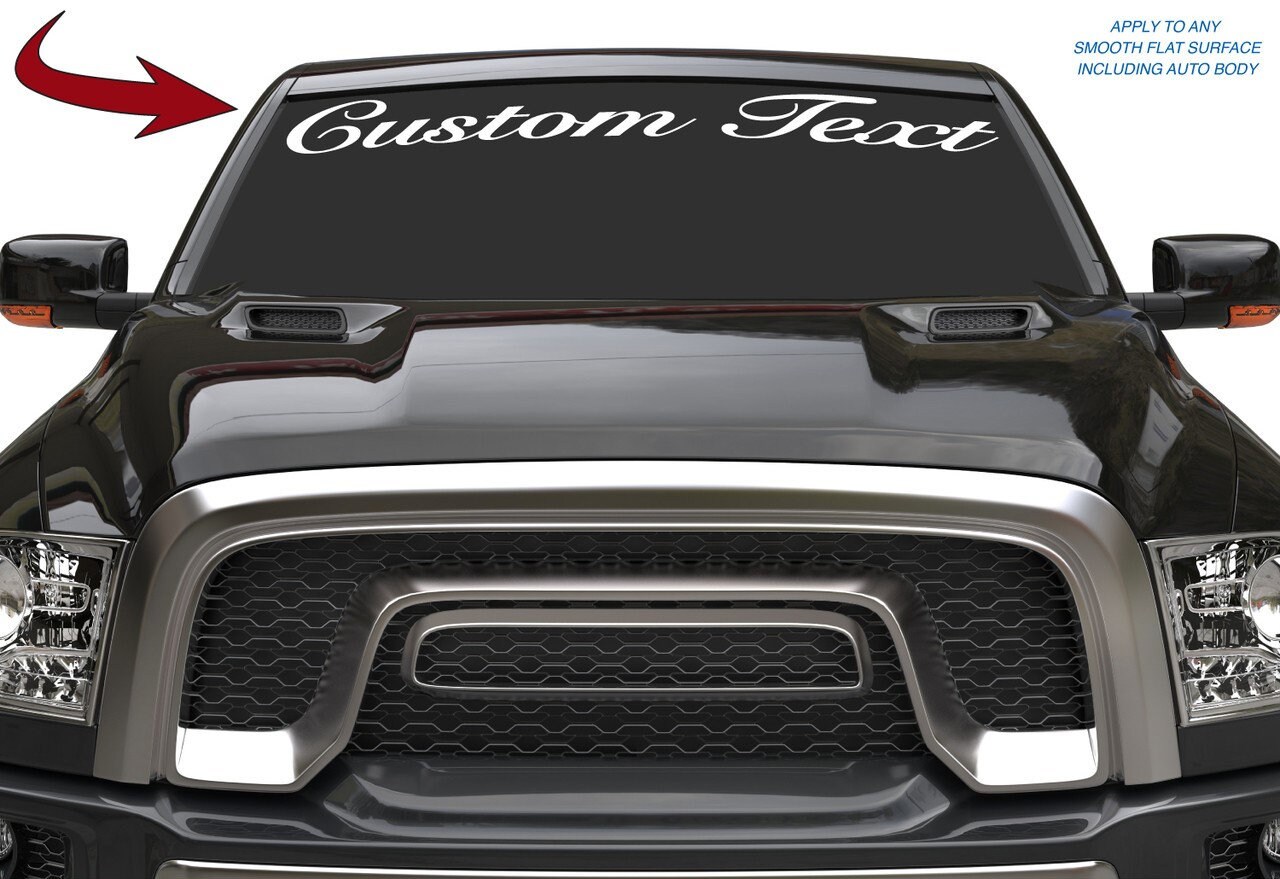 Custom Vinyl Decals. Create Your Own Decals Cars, Trucks, Boats Storefront, Glass, Bottles ...
