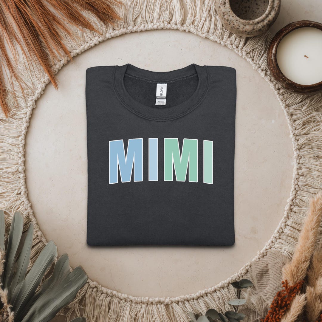 Colorful MIMI Sweater | Fun Grandma Sweater | Rainbow Mimi Shirt | Cute ...