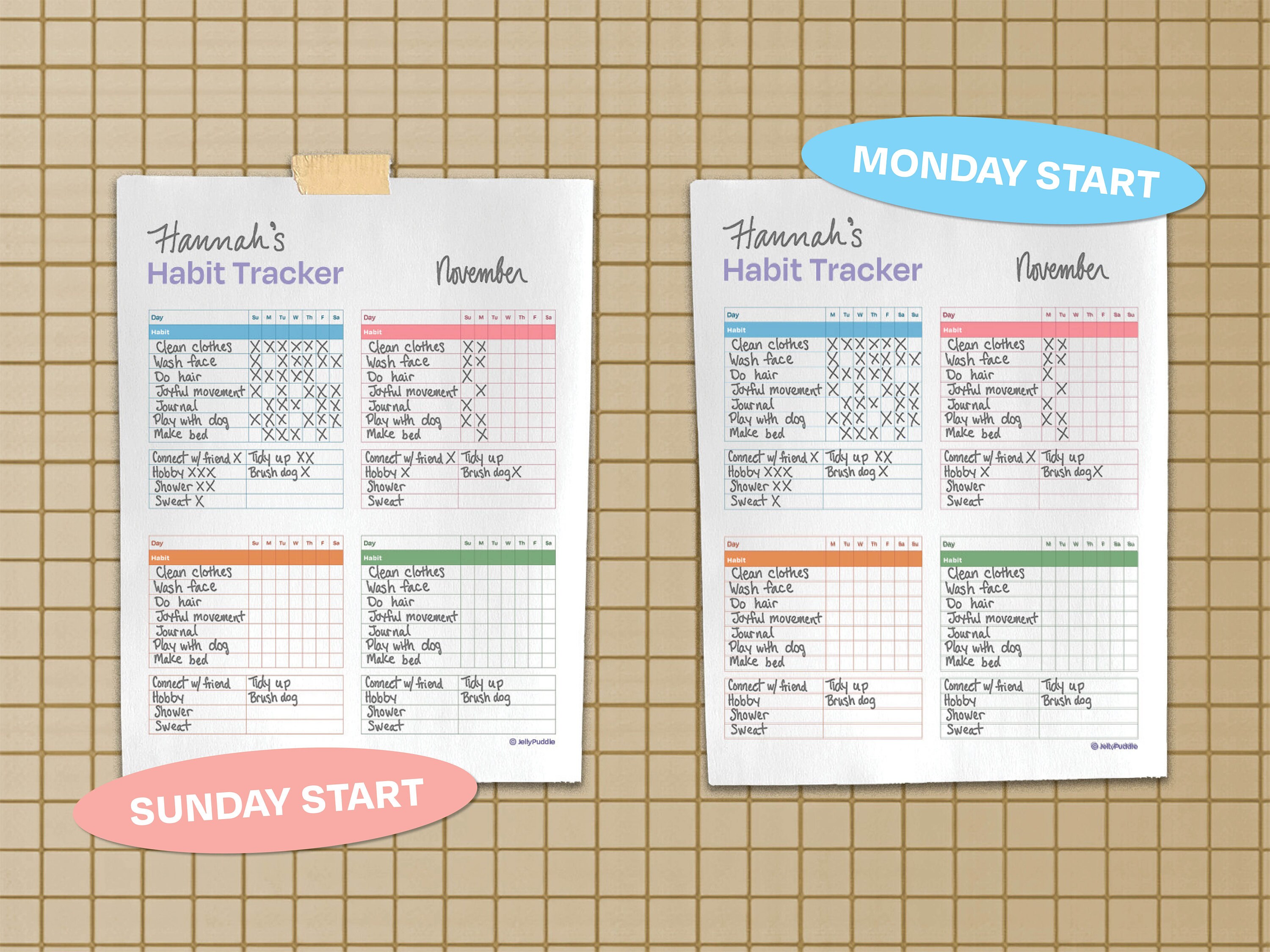 ADHD Habit Tracker, Autism Habit Tracker, Habit Tracker Digital, Habit ...