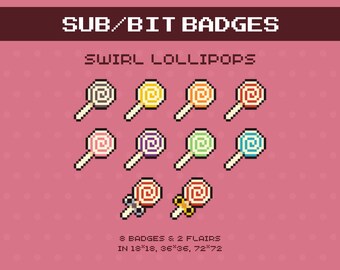 Pixel Road Sign Sub/bit Badges for Twitch, Youtube, Discord Pixel Art ...