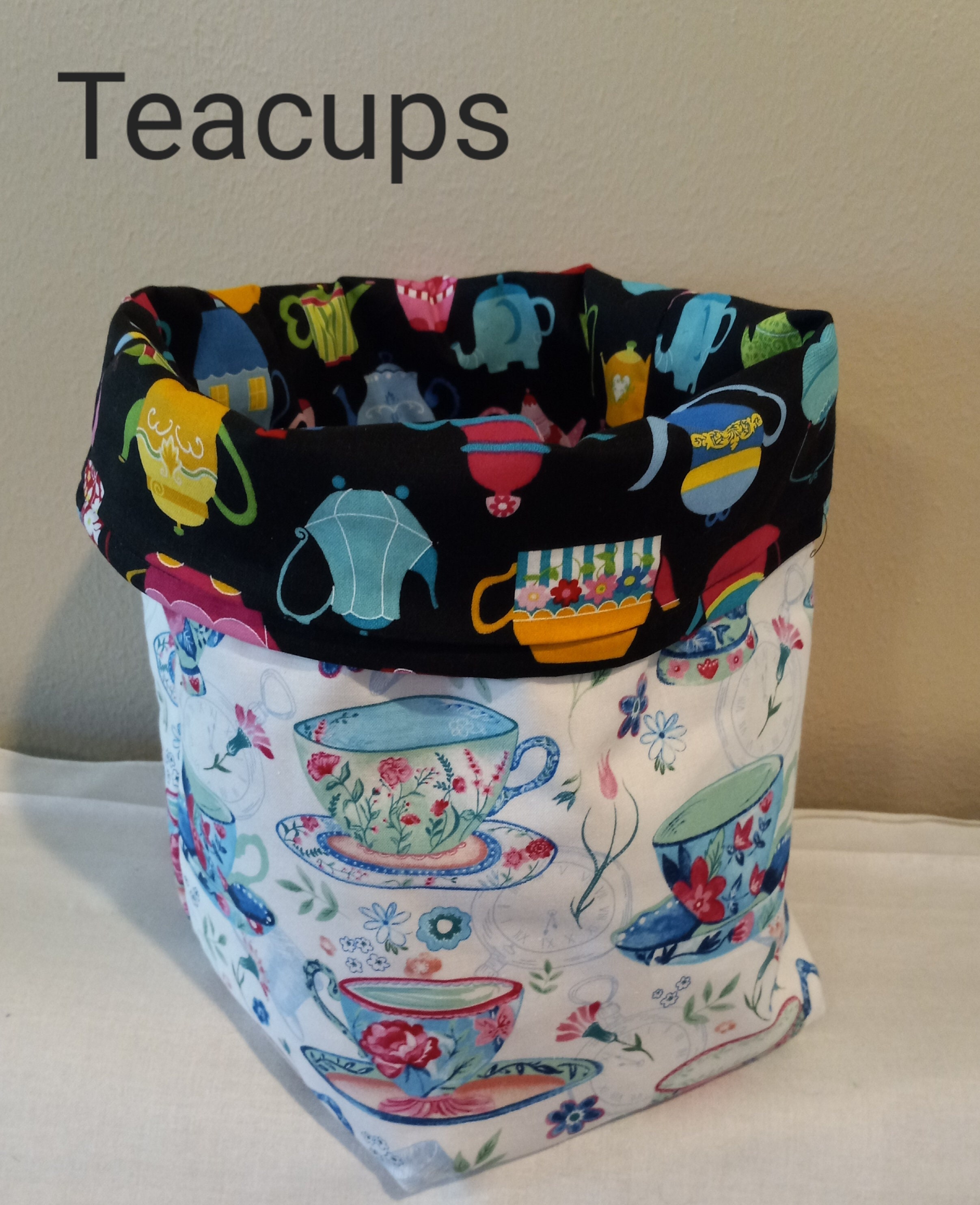 Large Fabric Baskets - Etsy