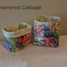 Mini Fabric Baskets - Etsy