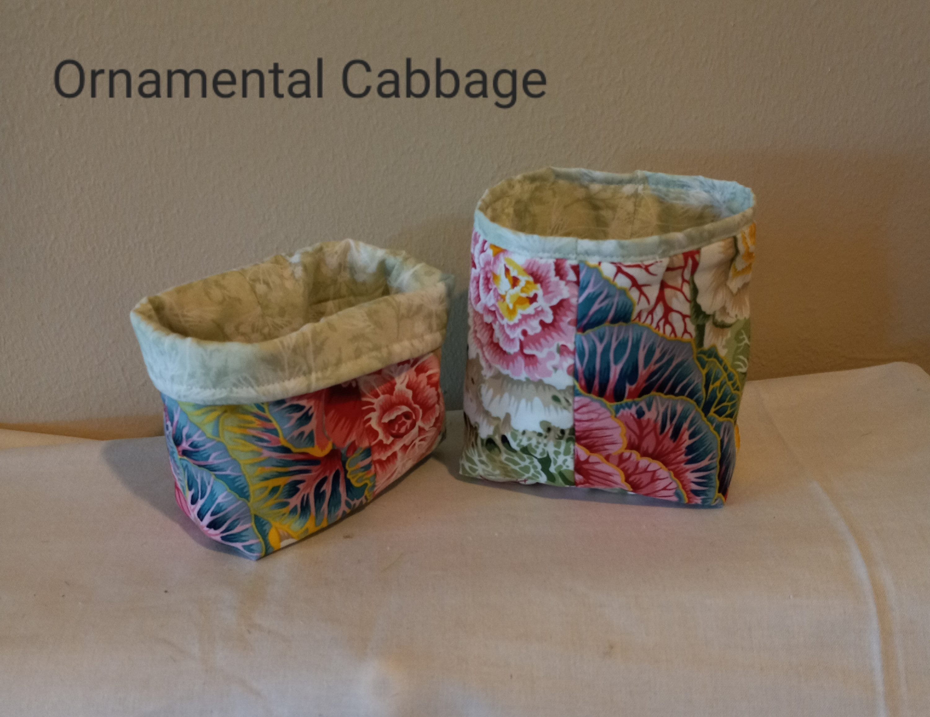 Mini Fabric Baskets - Etsy