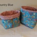 Mini Fabric Baskets - Etsy