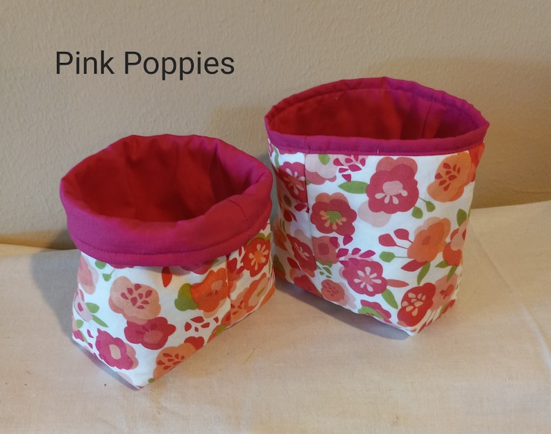 Mini Fabric Baskets - Etsy
