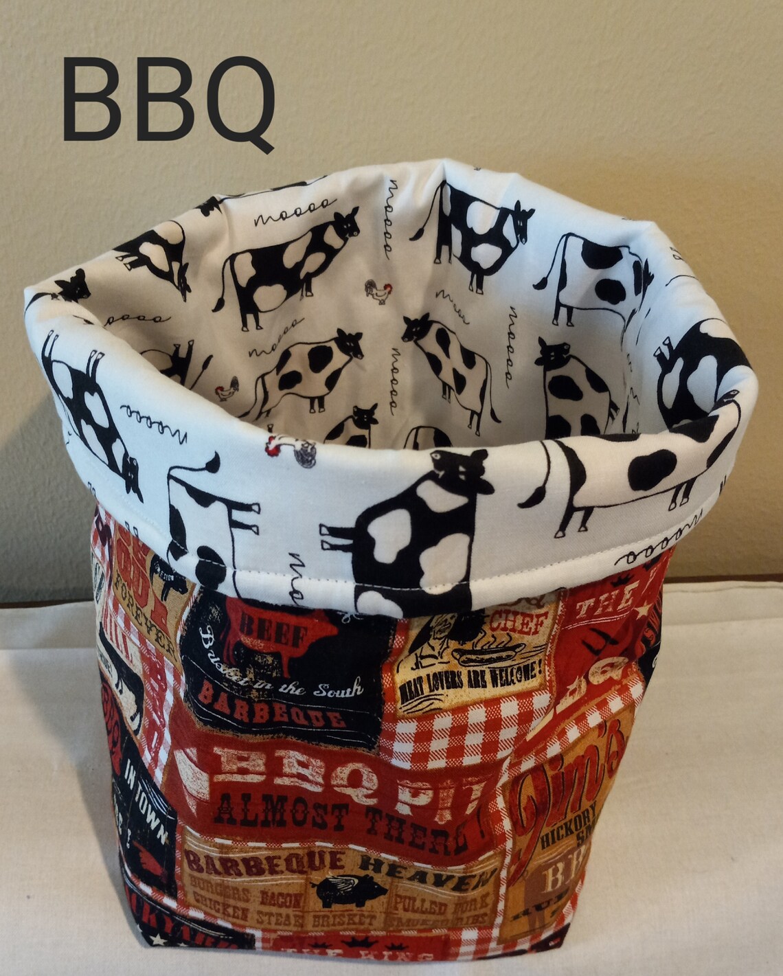 Large Fabric Baskets - Etsy