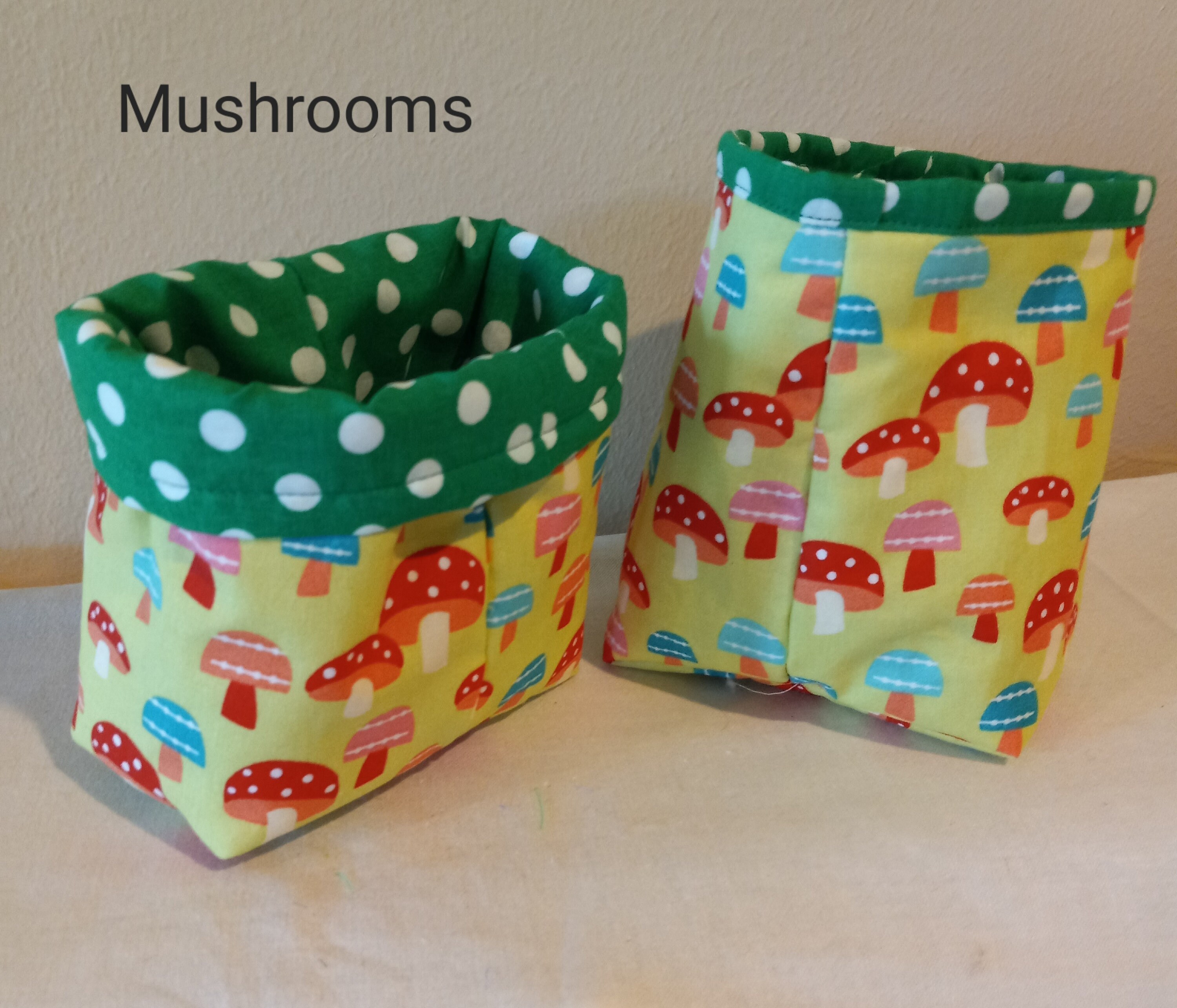 Mini Fabric Baskets - Etsy