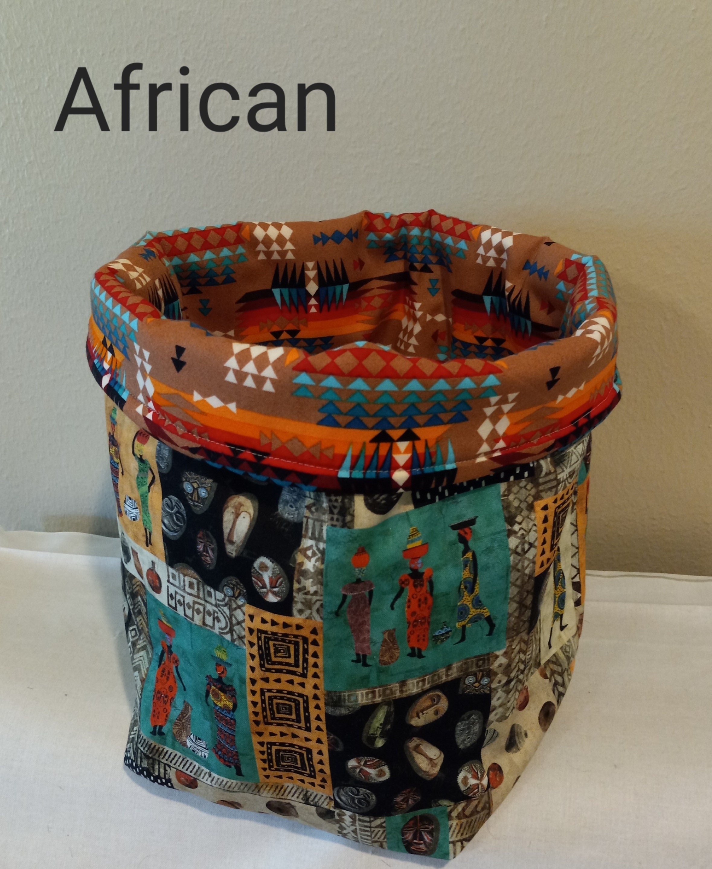 Large Fabric Baskets - Etsy