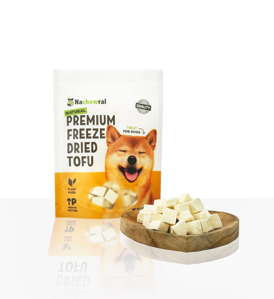 Premium Freeze-dried Tofu Treat for Dogs: Plant Based Protein & Low ...