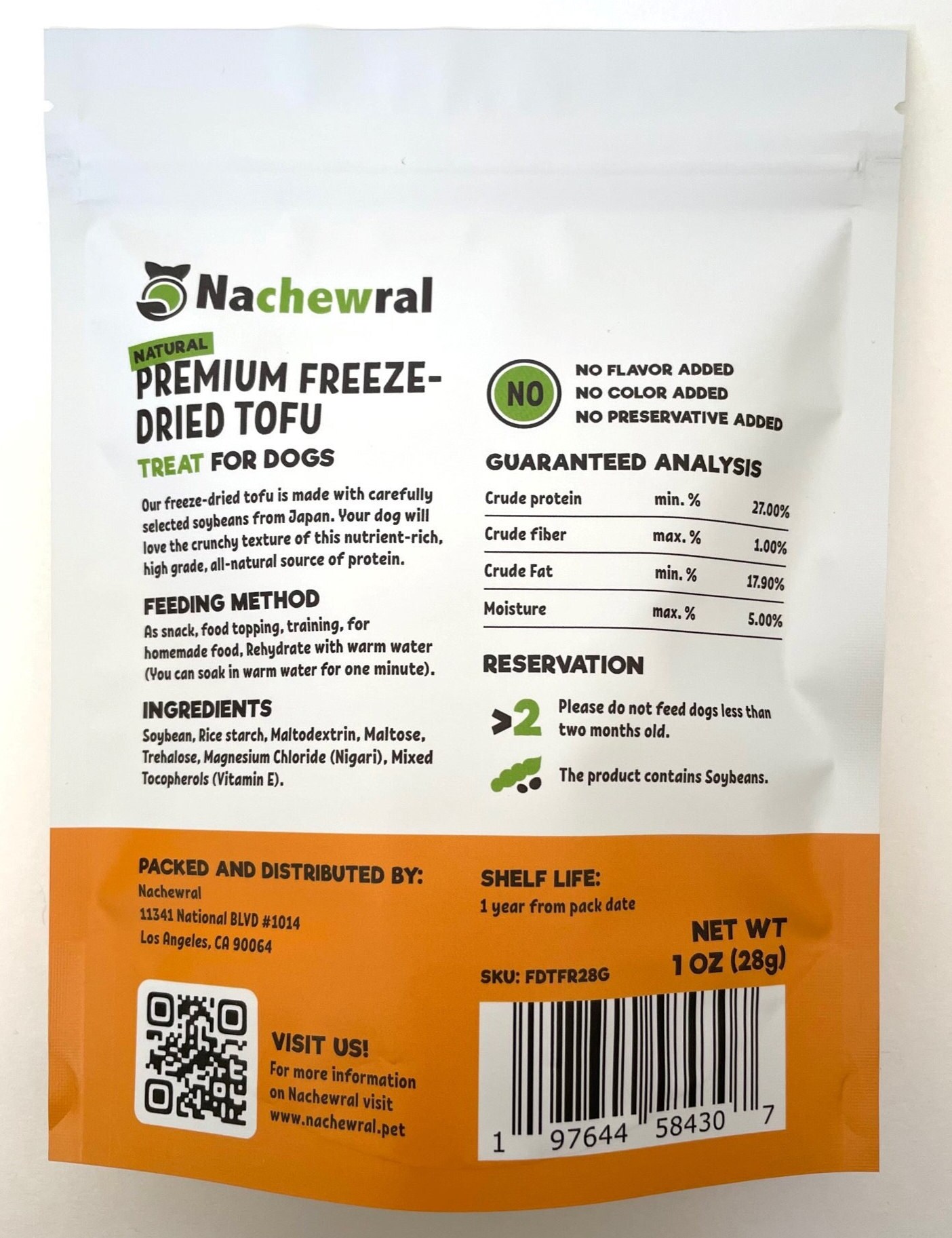 Premium Freeze-dried Tofu Treat for Dogs: Plant Based Protein & Low ...