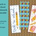 Back to School Printable Bookmarks Student Gift From Teacher ...