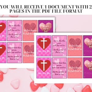 Christian Valentine Classroom Cards Printable | Classroom Valentine ...