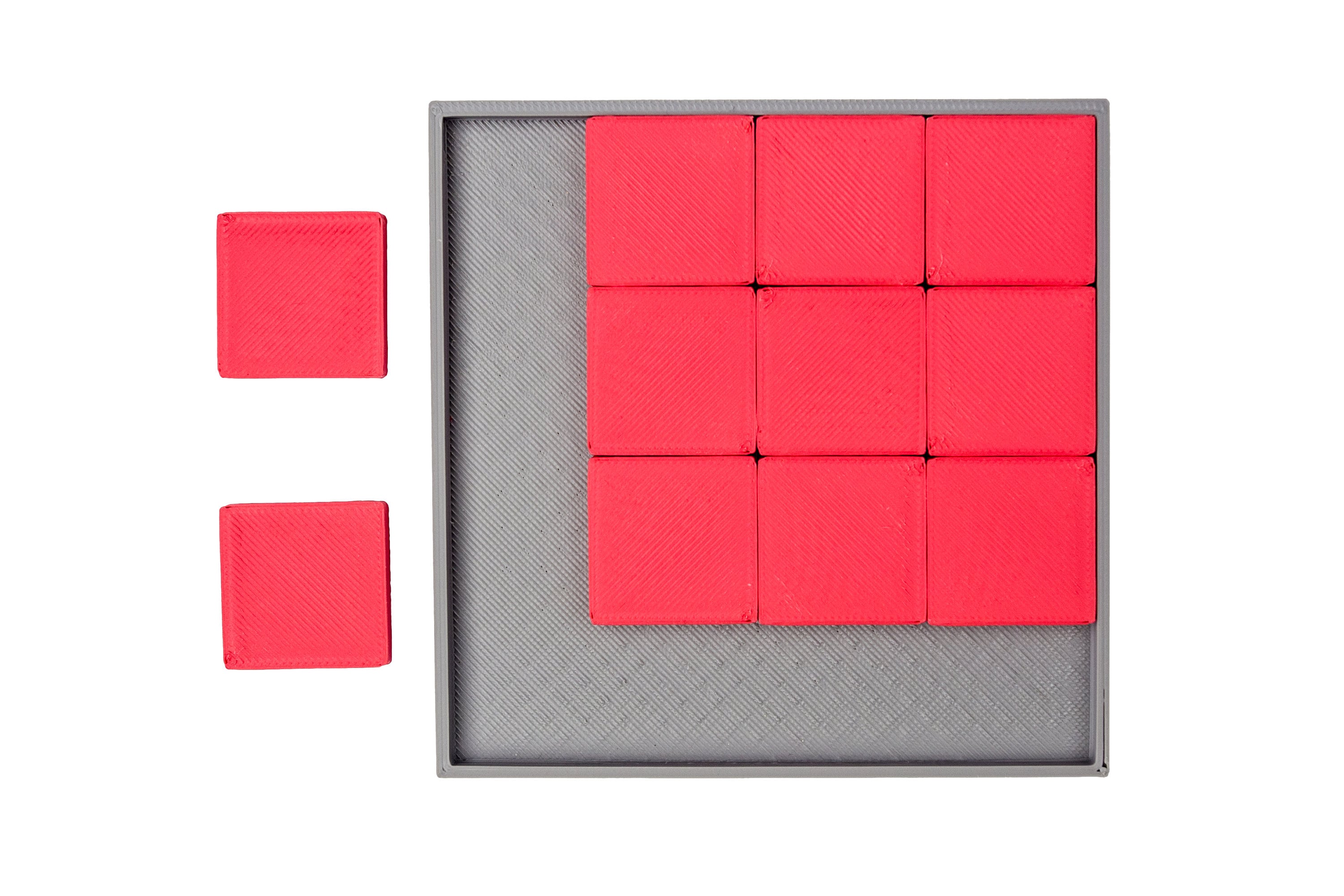 Impossible Puzzle. Fit All 11 Squares Into the Frame. - Etsy