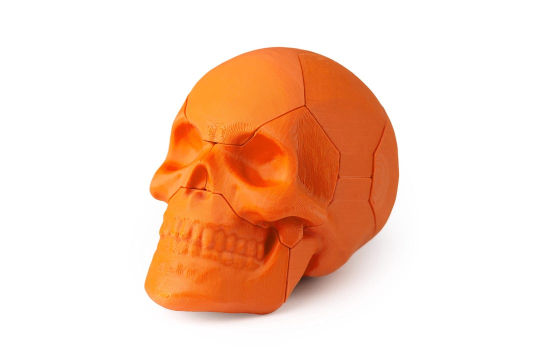 Skull Puzzle 6 Piece Interlocking Puzzle 3D Printed - Logic Games and ...