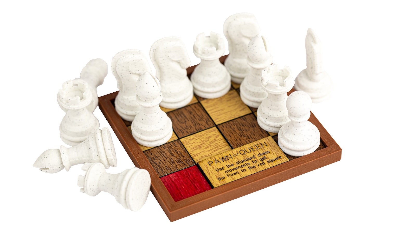 Pawn = Queen Chess Puzzle by Puzzleguystore - Pawn Equals Queen ...